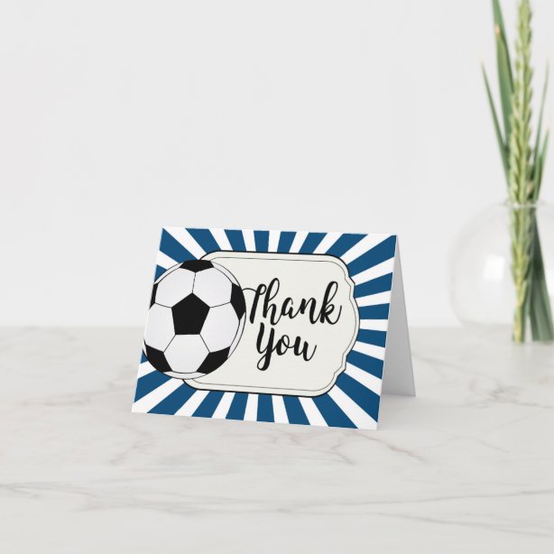 219+ Soccer Thank You Cards | Zazzle