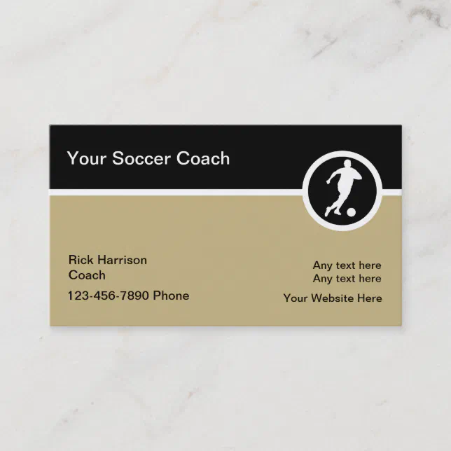 Soccer Theme Business Cards | Zazzle