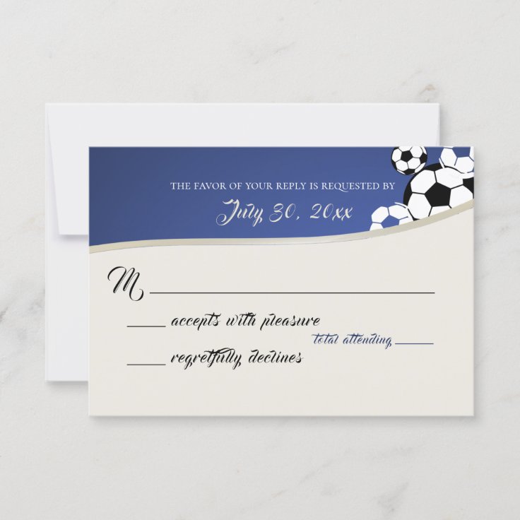 Soccer Theme Response Card | Zazzle