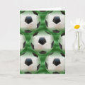 soccer themed greeting card | Zazzle