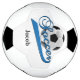 Soccer Word Art | DIY Name | Blue Soccer Ball | Zazzle