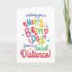 Social Distance Birthday Card | Zazzle
