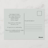 Social Distancing Boat Sea Wedding Change of Date Postcard | Zazzle