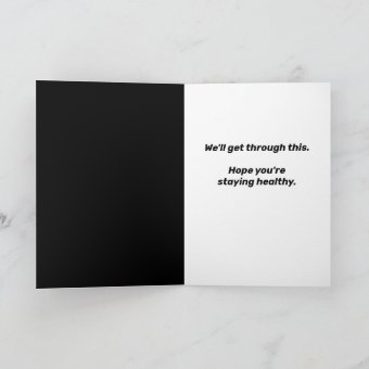 Social Distancing Cat- Encouragement and Coping Card | Zazzle