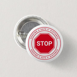 Social Distancing Color Code Wedding Button | Zazzle