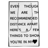 Social Distancing Quote Neighbours Self Isolating Medium Gift Bag | Zazzle