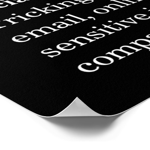 Social Engineering Security Awareness Poster | Zazzle