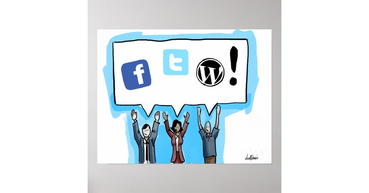 Social Media FTW! Poster | Zazzle