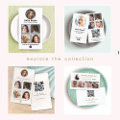 Social Media Photo Grid Card - Instagram | Zazzle