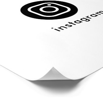 Social Media QR Code Business Poster | Zazzle