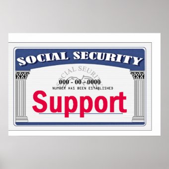 Social Security POSTER Print | Zazzle