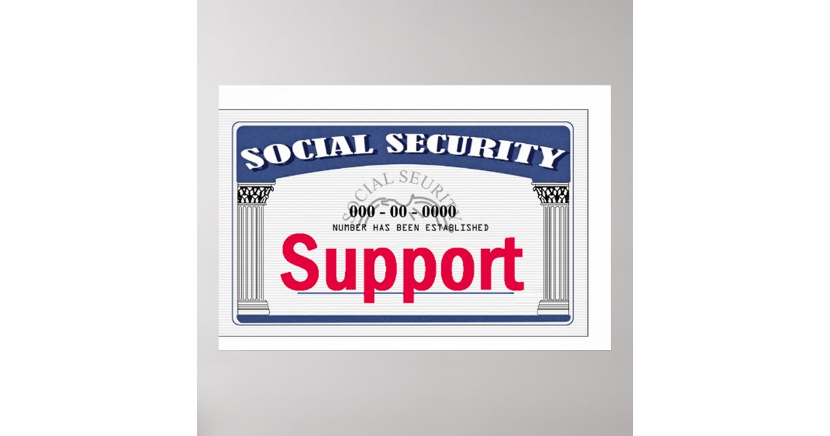 Social Security POSTER Print | Zazzle