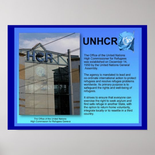 Social Studies, UNHCR, Geneva Poster | Zazzle.com