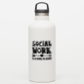 Social Work is a Work of the Heart Sticker | Zazzle