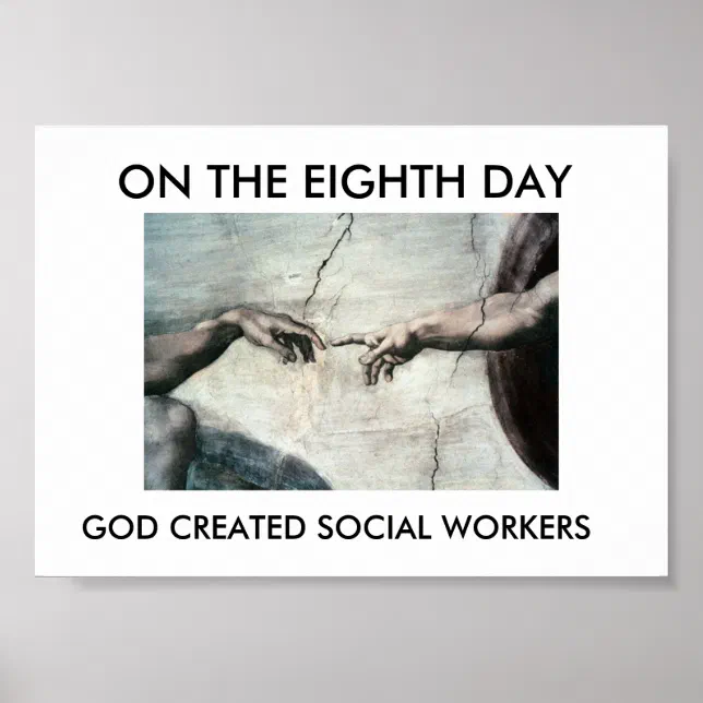 SOCIAL WORK POSTER | Zazzle