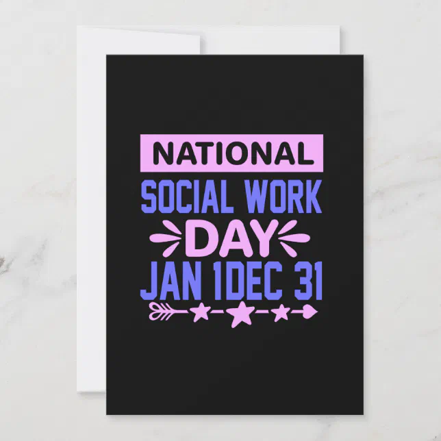 Social Worker Appreciation Thank You Card | Zazzle