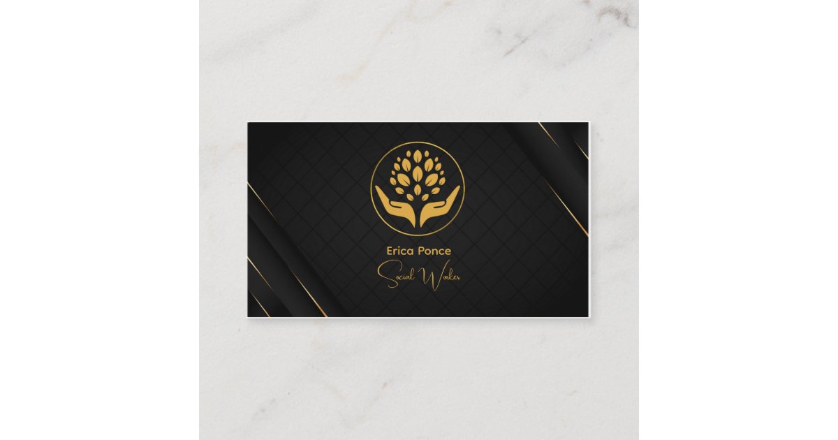 Social Worker Business Card | Zazzle
