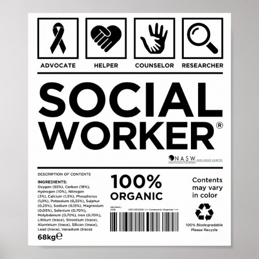 Social Worker Canvas Art Poster | Zazzle