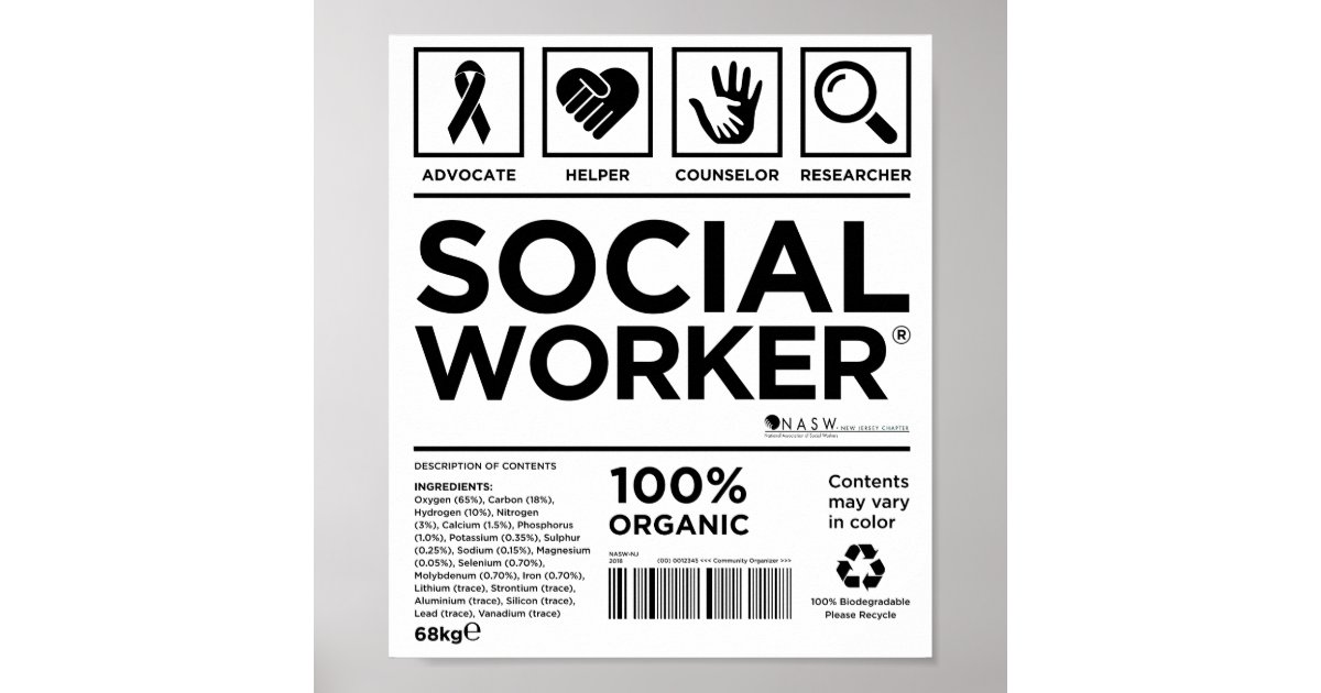 Social Worker Canvas Art Poster | Zazzle