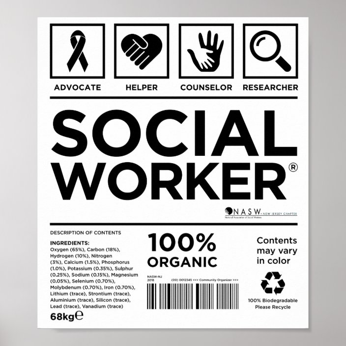Social Worker Canvas Art Poster | Zazzle.com