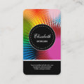 Social Worker- Colorful Abstract Pattern Business Card | Zazzle