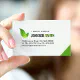 Social Worker - Elegant Modern Green Business Card | Zazzle