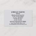Social Worker in Silver Business Card | Zazzle