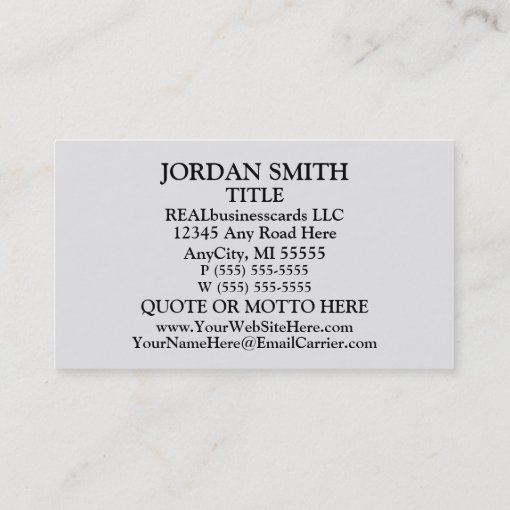 Social Worker in Silver Business Card | Zazzle