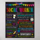 Social Worker Inspirational Art Poster | Zazzle