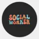 Social Worker Month Social Workers Classic Round Sticker | Zazzle