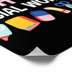 Social Worker School Socal Worker Poster | Zazzle