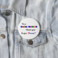 Social Worker Super Power Button | Zazzle