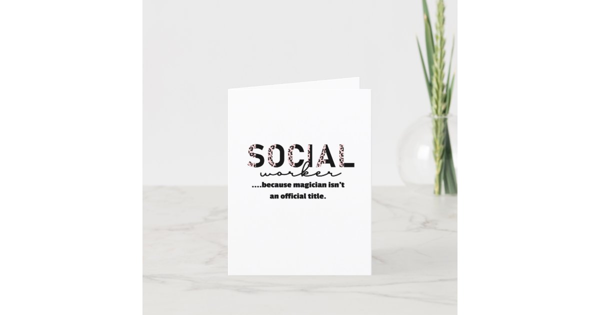 Social Worker Thank You Cards | Zazzle