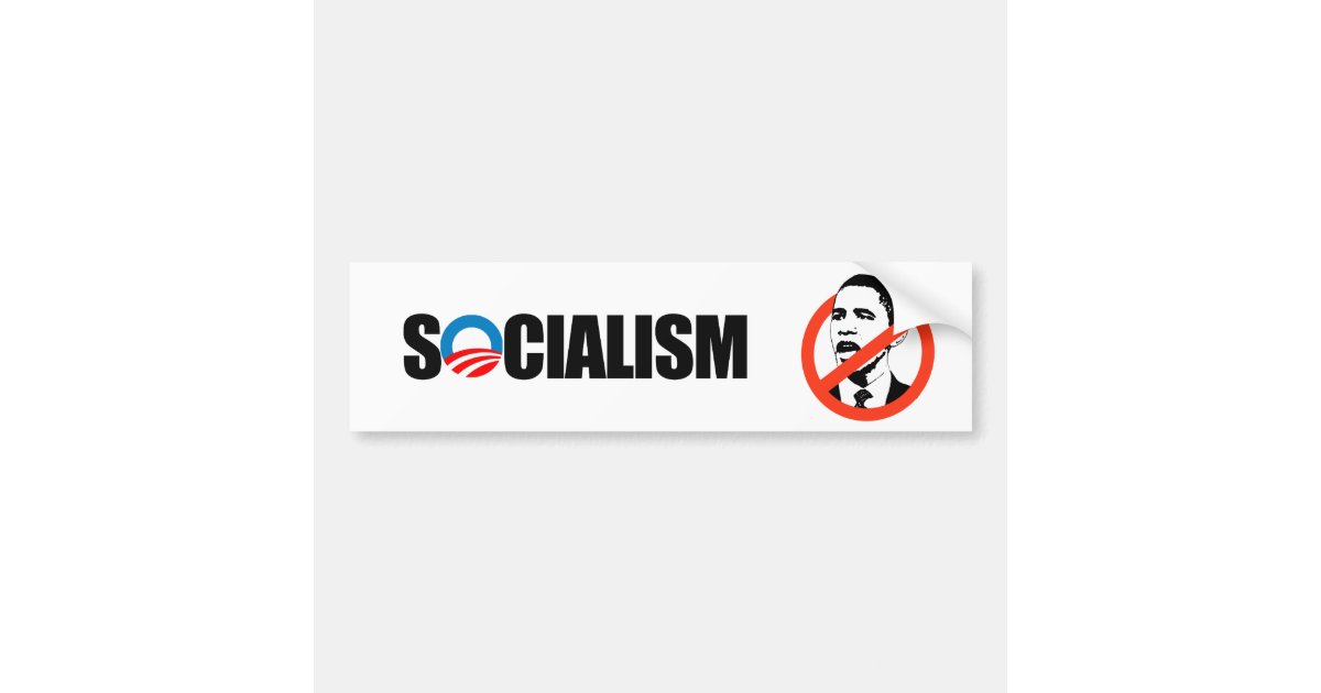 Socialism Bumper Sticker | Zazzle