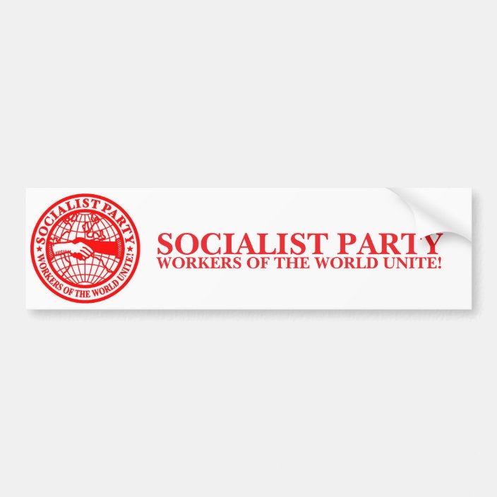 Socialist Party USA Bumper Sticker | Zazzle.com