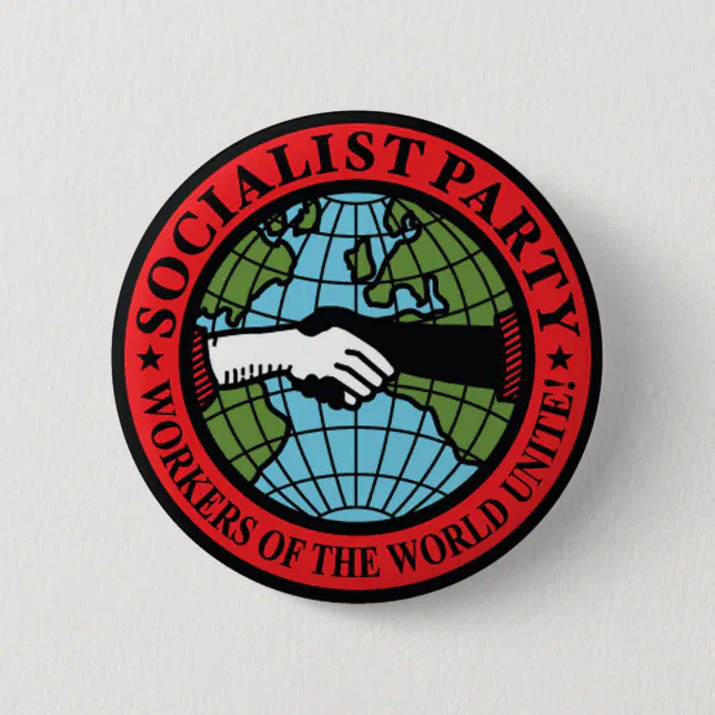 SOCIALIST PARTY USA PINBACK BUTTON | Zazzle
