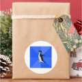 Socially Awkward Penguin Advice Animal Meme Classic Round Sticker | Zazzle