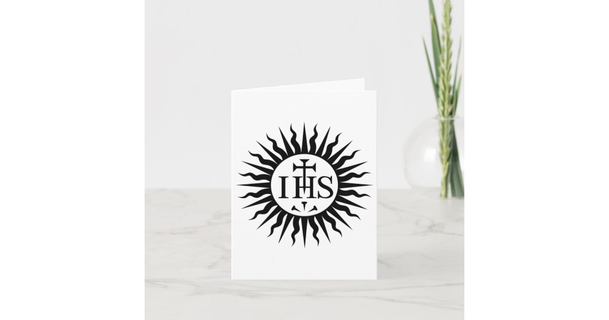 Society of Jesus (Jesuits) Logo Card | Zazzle