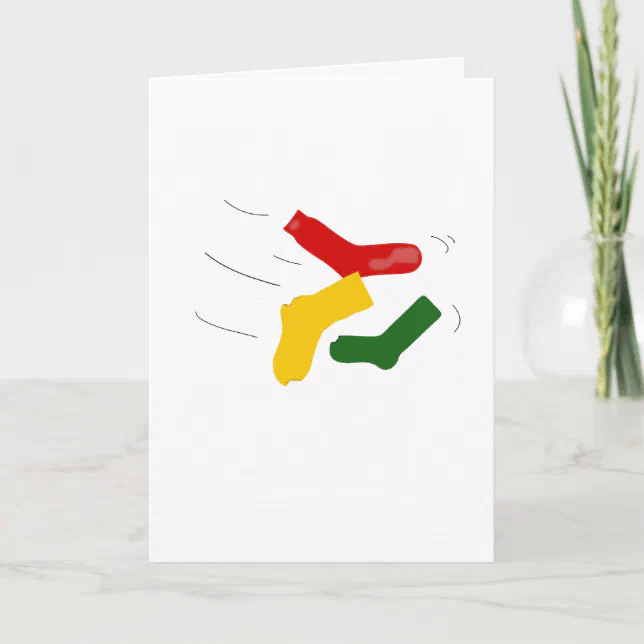 Sock Chucker Birthday Card | Zazzle