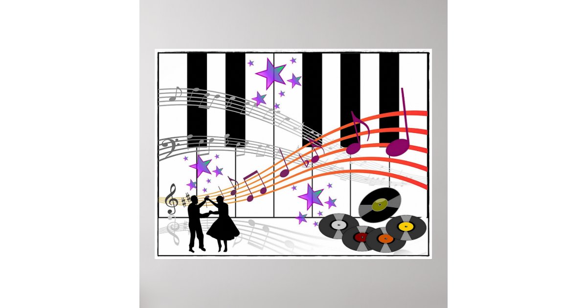 Sock Hop Nostalgia Poster | Zazzle