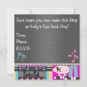 Sock Hop Party Invitations | Zazzle