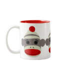 Sock Monkey Face Travel Mug | Zazzle