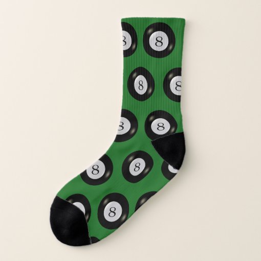 Socks - Billiards - 8 Ball | Zazzle
