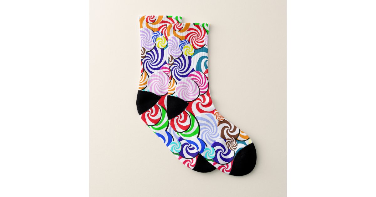 Socks - Candy Collage | Zazzle