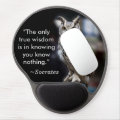 Socrates Quote Eagle Owl Gel Mouse Pad | Zazzle