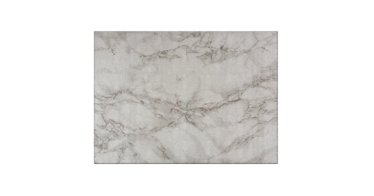Soft Gray Marble Design Cutting Board | Zazzle