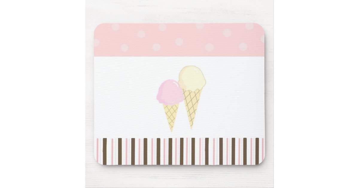 Soft Ice Cream Mouse Pad | Zazzle