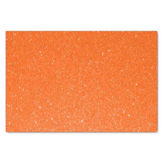 Soft Orange Glitter Print Tissue Paper | Zazzle.com