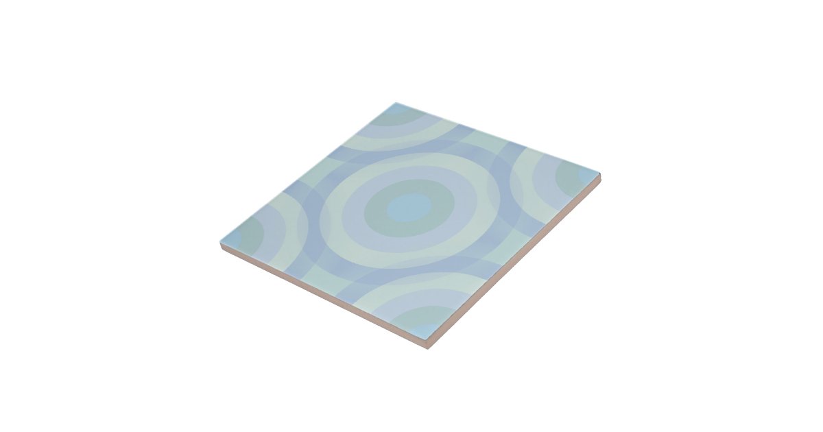 Soft Overlapping Ocean Bubbles Ceramic Tile | Zazzle