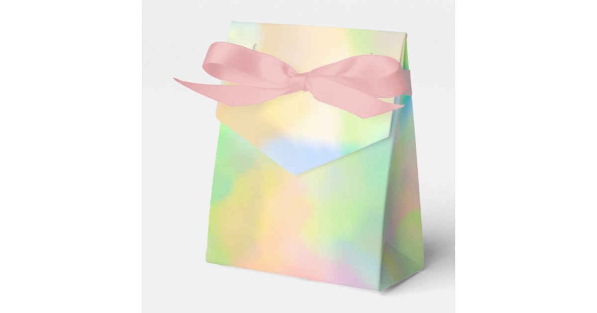 Soft Pastel Favor Boxes | Zazzle